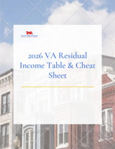 2026 VA Residual Income Table and Cheat Sheet - THA